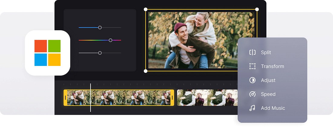 Video Editor for Windows — Clideo